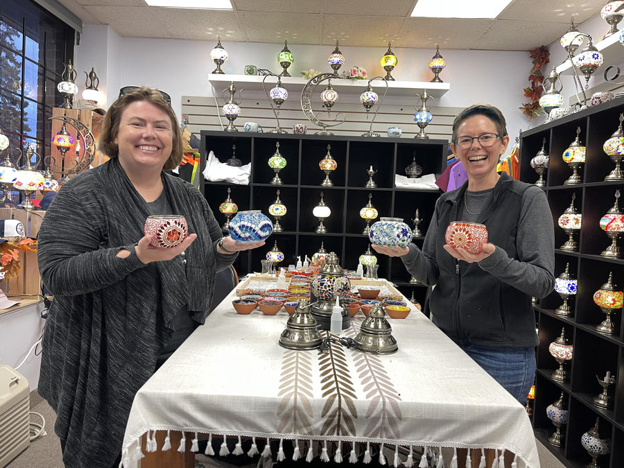 Toronto Mosaic Lamp Making Workshop: Create Stylish Lamps – DIYLabs